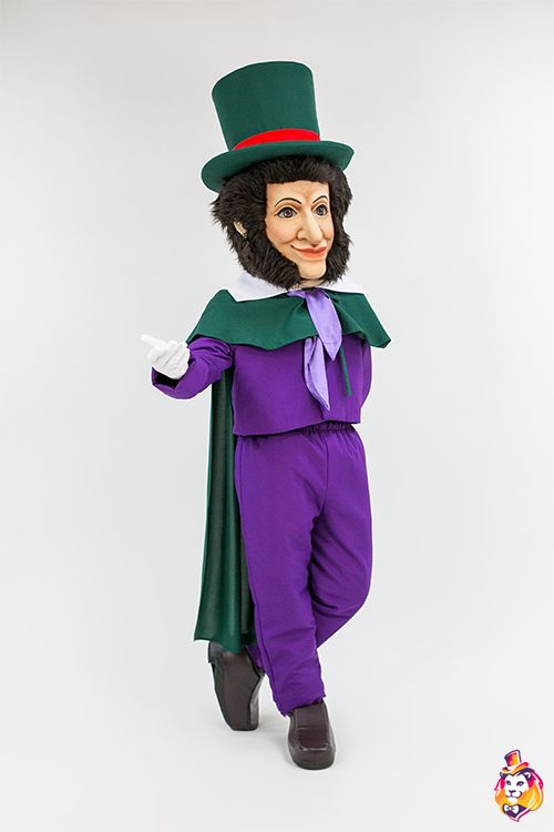 Poet Mascot Costume