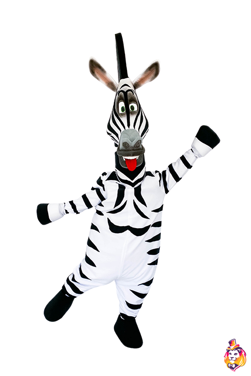Zebra Mascot Costume