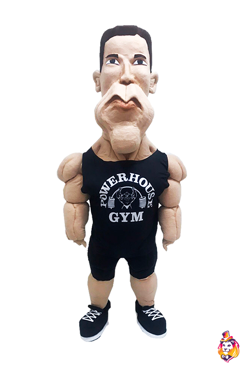 Bodybuilder Mascot Costume