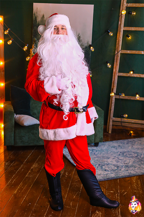Red Santa carnival costume