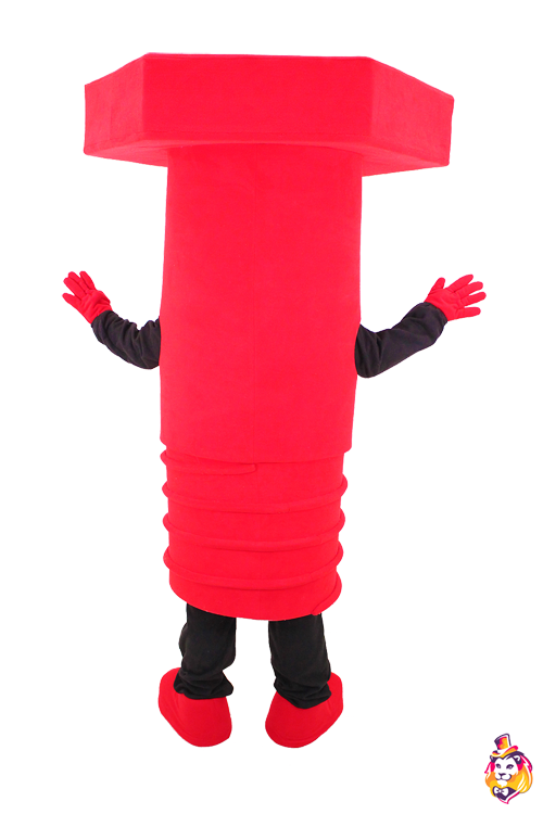 Screw mascot costume