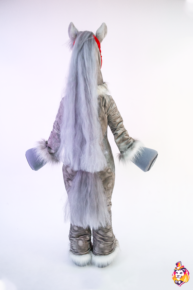 Horse Smoke Mascot Costume