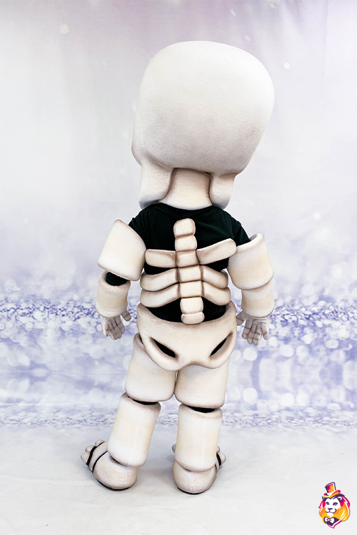 Skeleton Mascot Costume