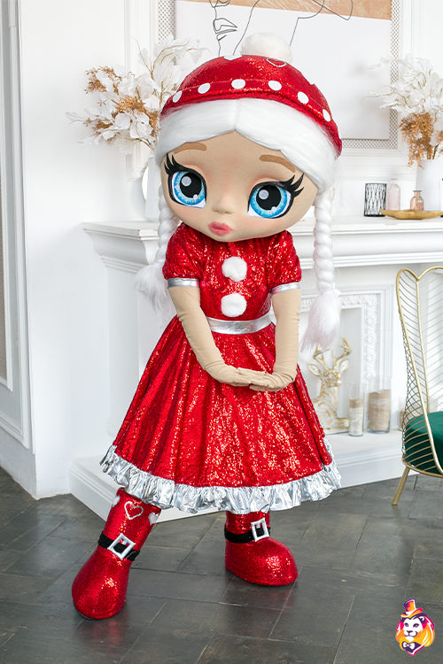 Doll New Year Mascot Costume