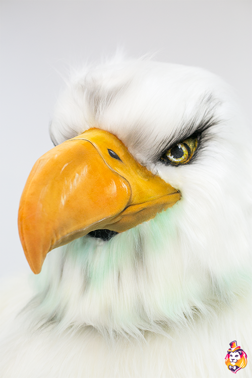 Snow Eagle Mascot Costume