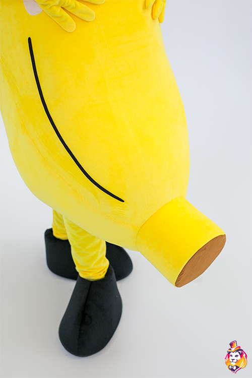 Yellow banana Mascot Costume
