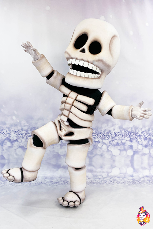 Skeleton Mascot Costume