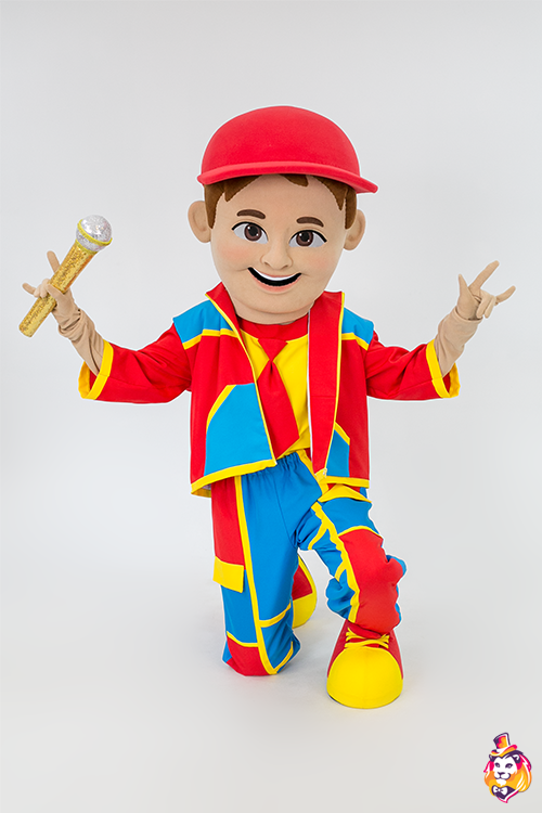 Boy Rapper Mascot Costume