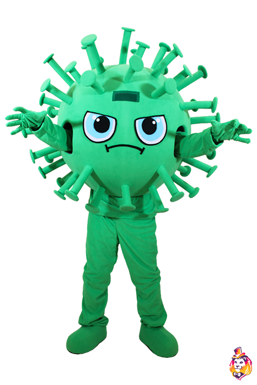 Virus mascot costume