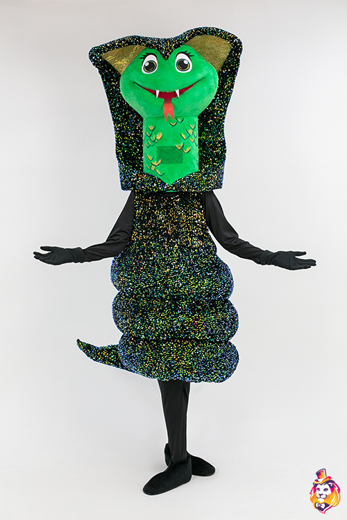 Snake Green Mascot Costume