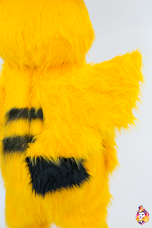 Yellow fluffy Mascot Costume