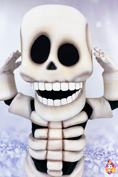 Skeleton Mascot Costume