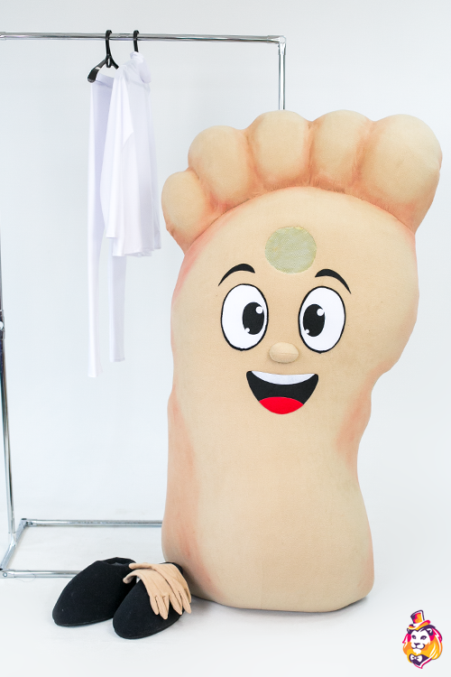 Foot Mascot Costume