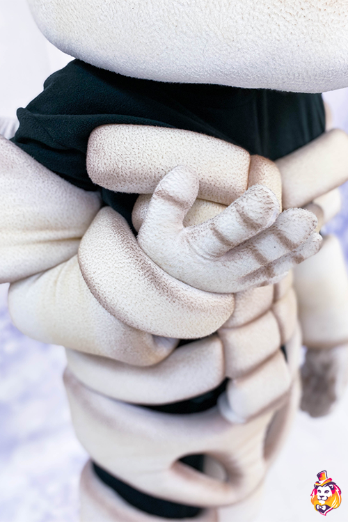 Skeleton Mascot Costume