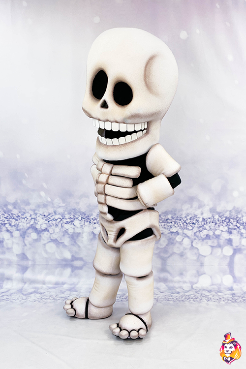 Skeleton Mascot Costume