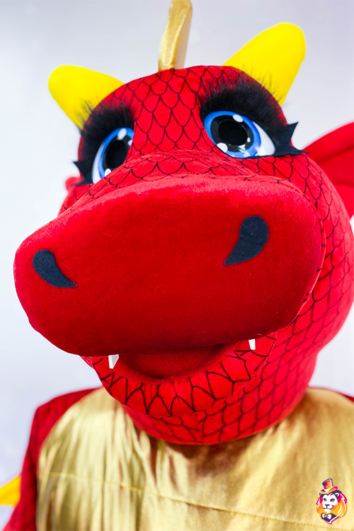 Buy Dragon Reddy Mascot Costume Mascot Costume | Carnival Mascot ...
