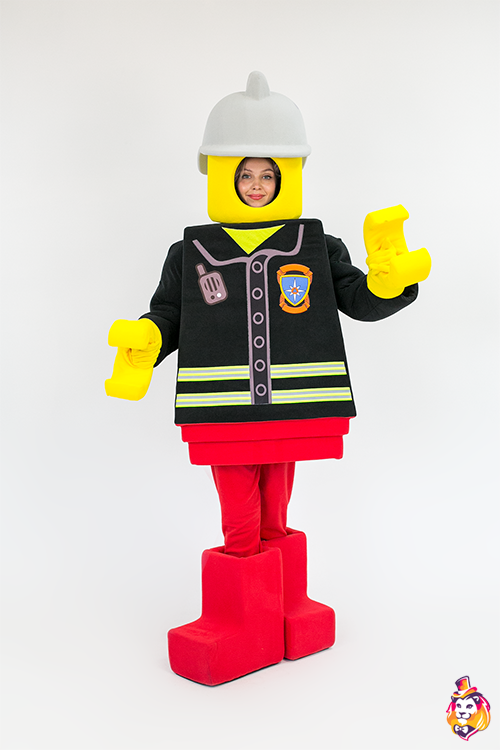 Figurine Firefighter Carnival сostume