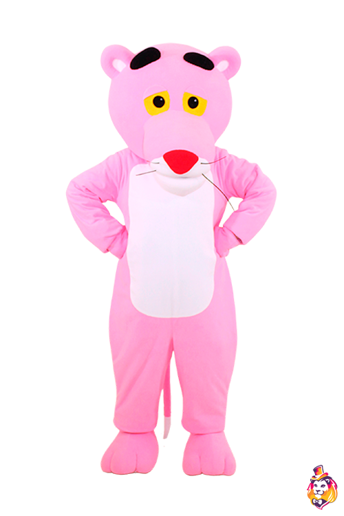 Pink Panther mascot costume
