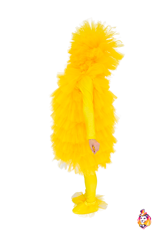 Yellow Fluffy carnival costume