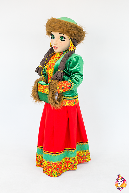 Lyubava in a hat Mascot Costume