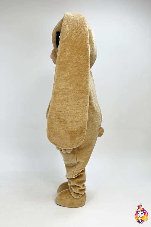 Three super mascots beige mascot costume