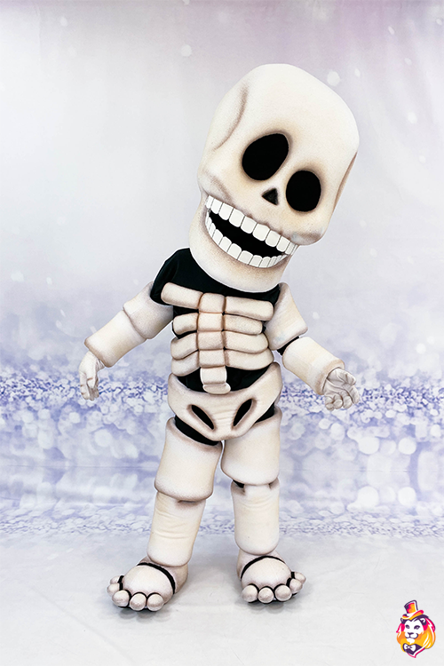 Skeleton Mascot Costume