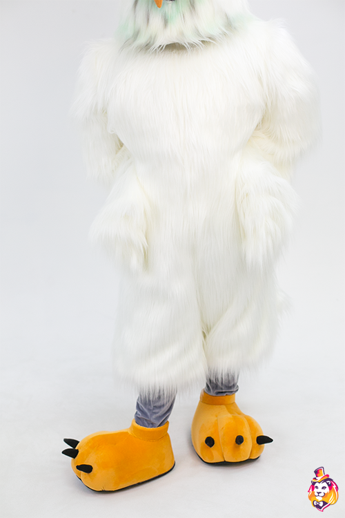 Snow Eagle Mascot Costume