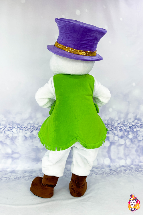 Snowman Snowball Mascot Costume
