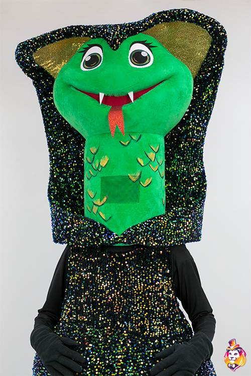 Snake Green Mascot Costume