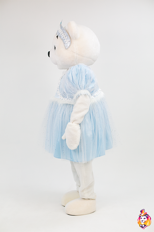 Snow maiden Snow flakes Costume for Mascot