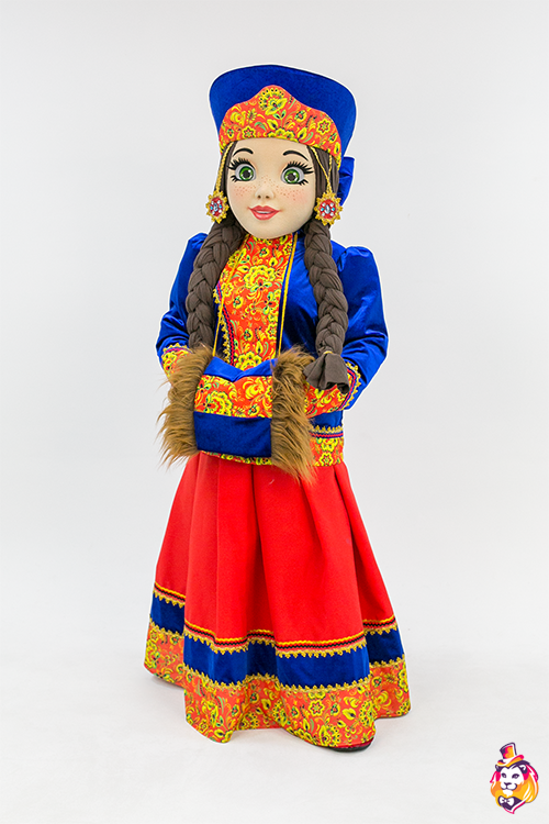 Lyubava in a kokoshnik Mascot Costume Wholesale Cheap - Buy on carnival ...
