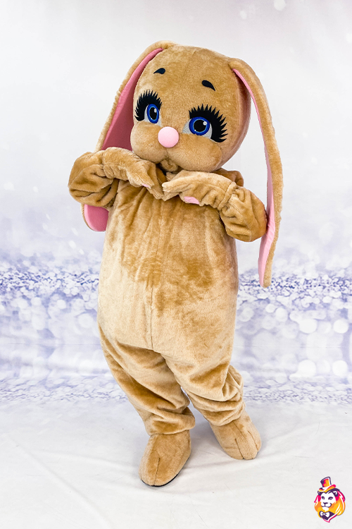 Bunny Mi Caramel mascot costume