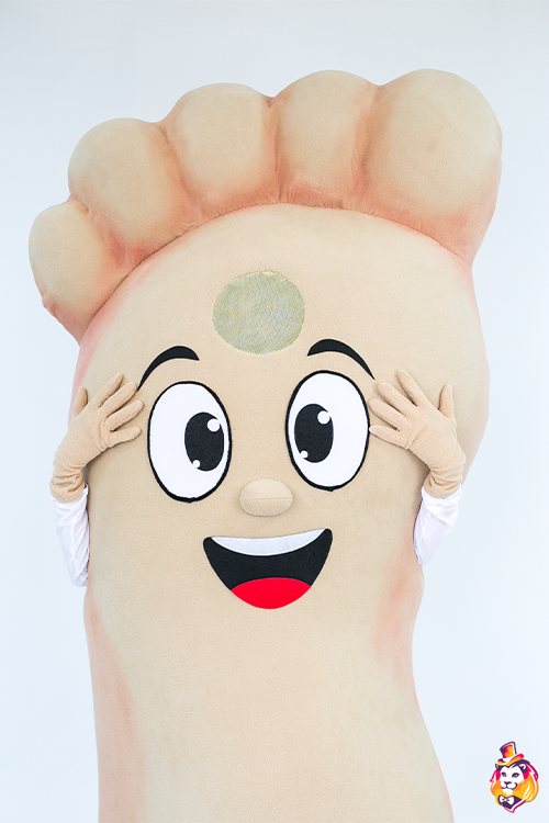 Foot Mascot Costume