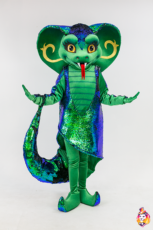 Snake Melissa Green Mascot Costume