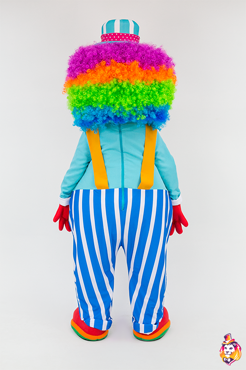 Clown Rainbow Mascot Costume