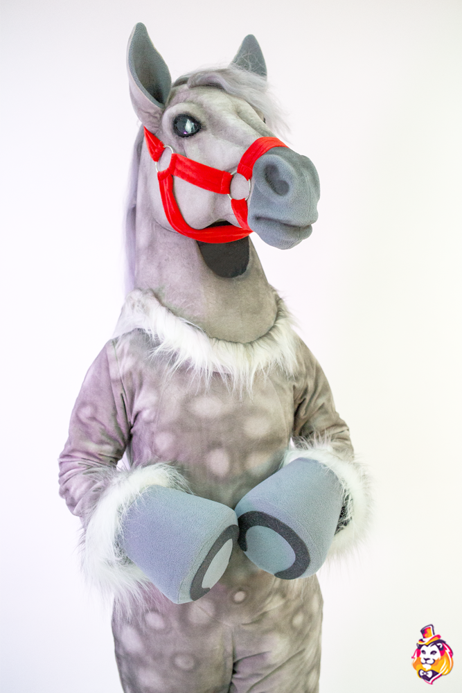 Horse Smoke Mascot Costume