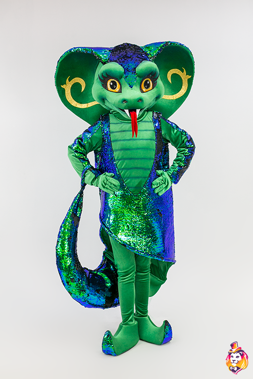 Snake Melissa Green Mascot Costume