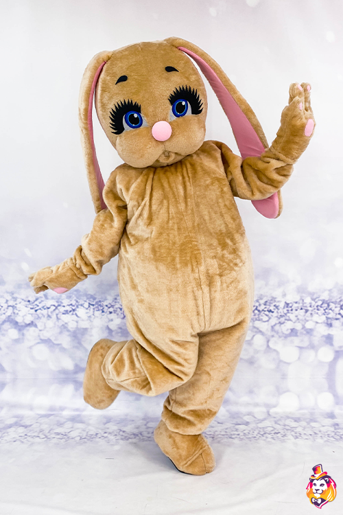Bunny Mi Caramel mascot costume