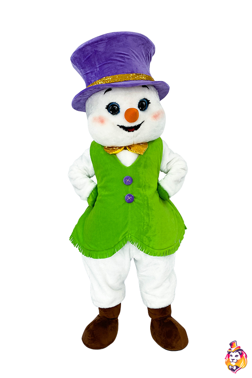 Snowman Snowball Mascot Costume