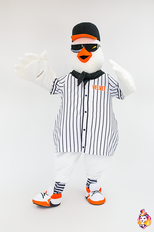 Chicken Rapper Mascot Costume